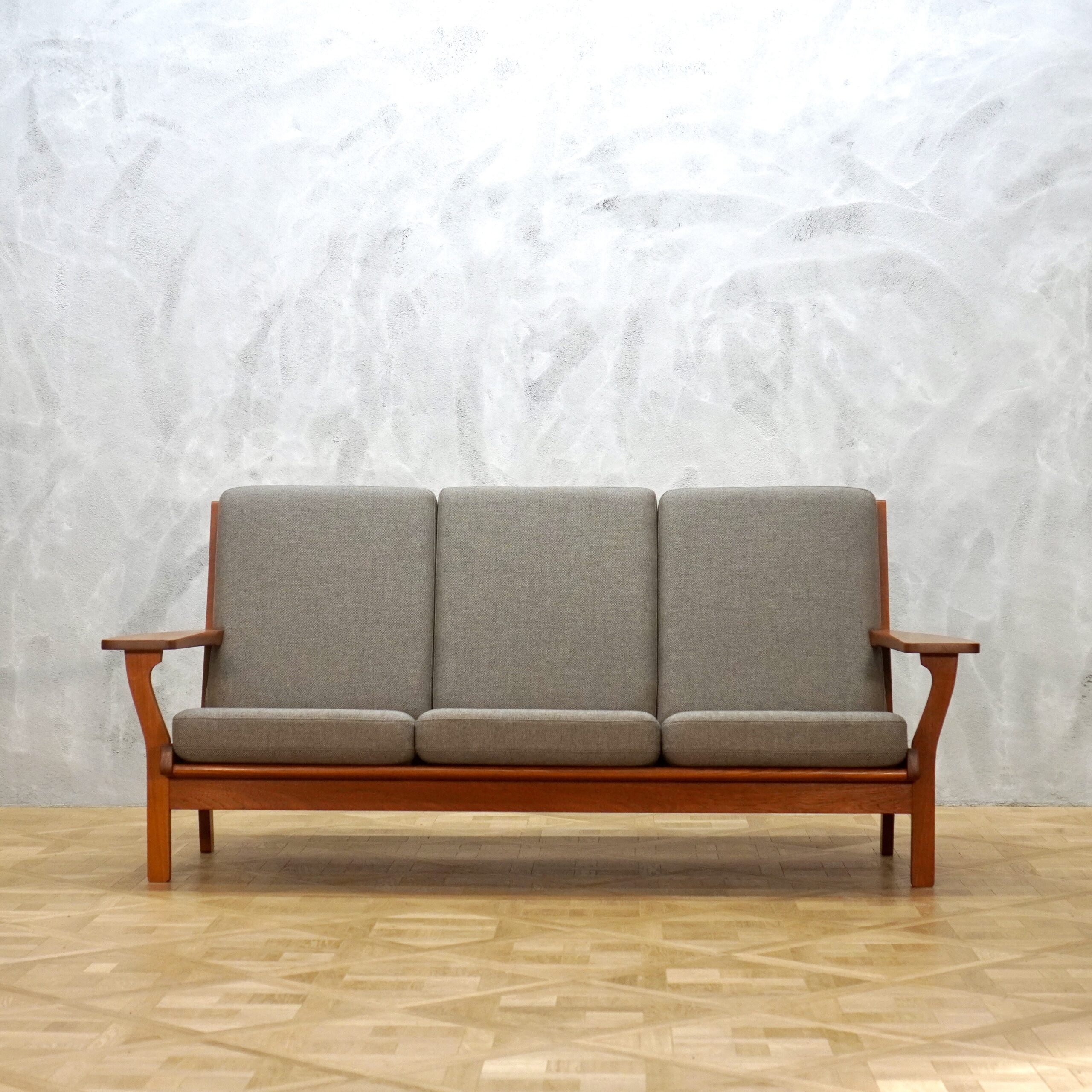 Hans J. Wegner GE330 Sofa Teak - MOTO FURNITURE 北欧家具 ウェグナー フィンユール
